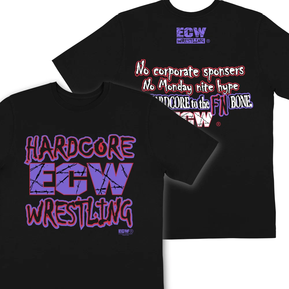 ECW WWF WWE Invasion Hardcore Logo Shirt, Taz Sandman Dreamer T-Shirt ...