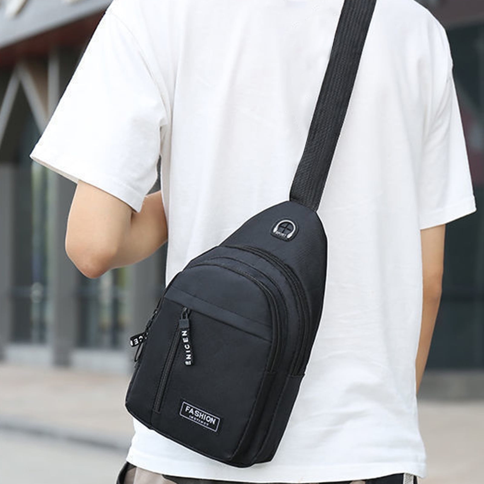 ECZHAW Small Sling Bag Crossbody Chest Shoulder Water T Sling Purse One ...