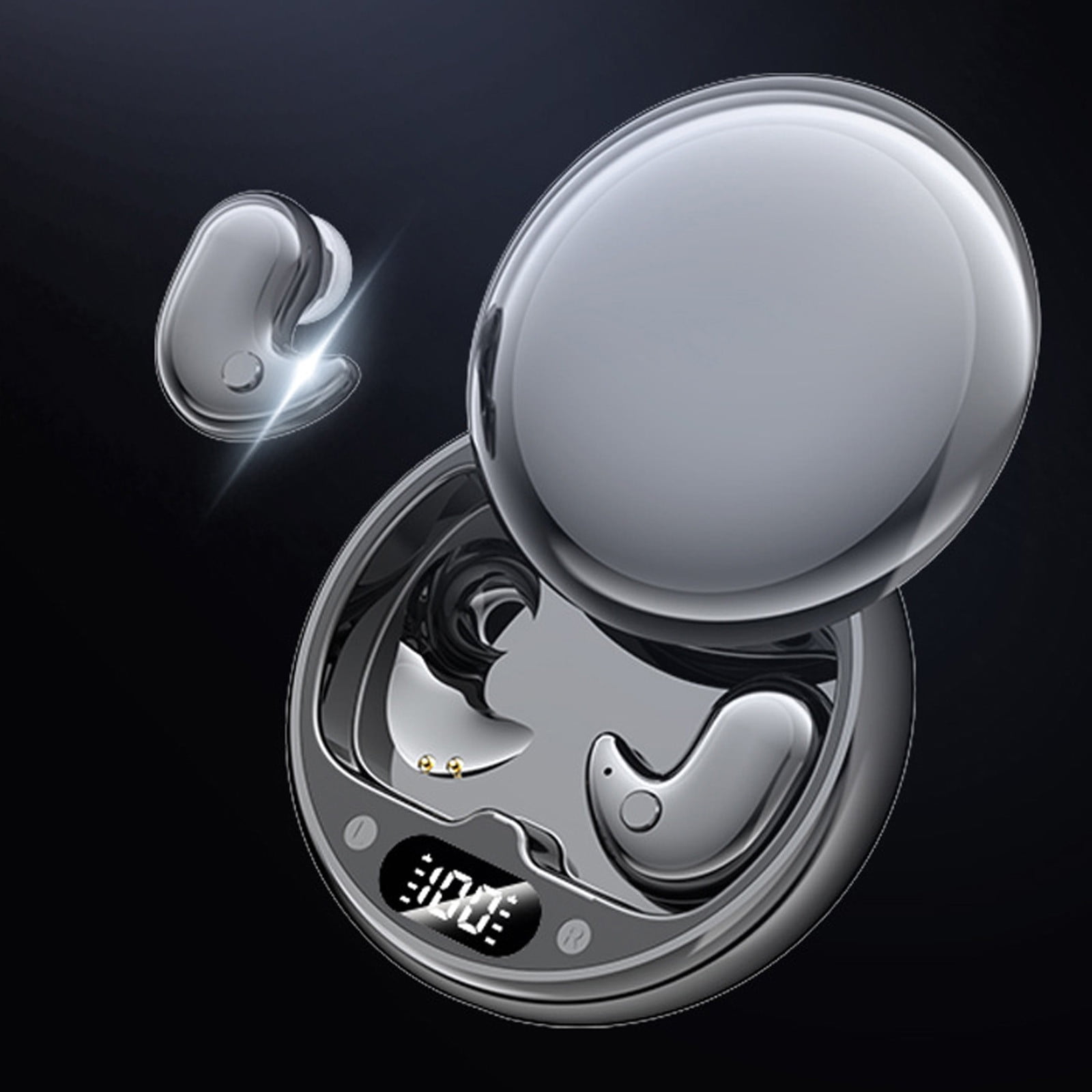 ECZHAW Language Translator Earbuds Real Time, 2025 New Open Ear Wireless AI Headphones Language ...