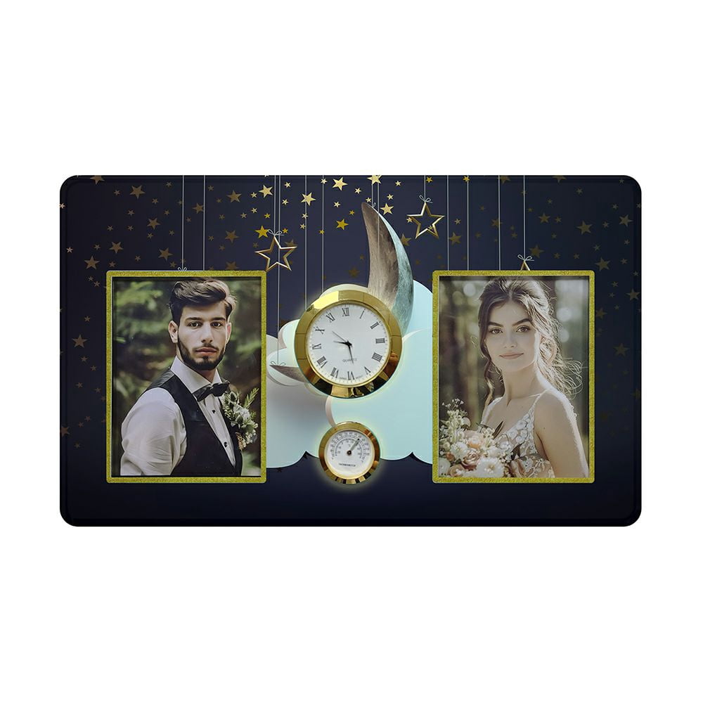 ECZJNT A Night Sky Theater Scene Family Couple Photo Picture Frame with ...