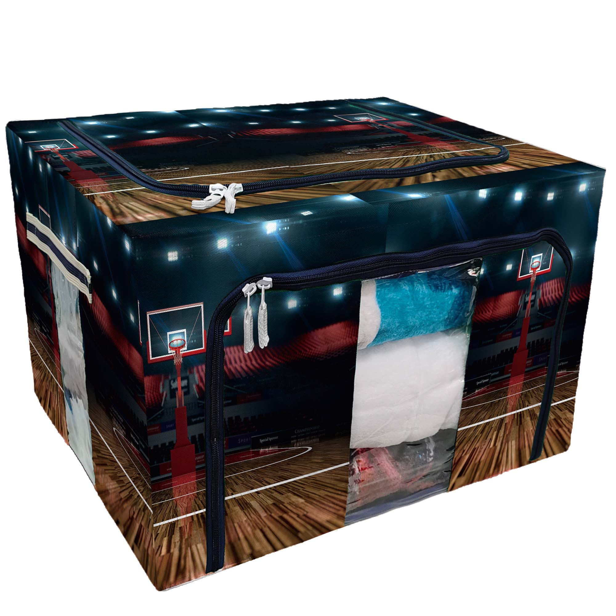 ECZJNT Basketball court Sport arena unfocus long shot distance Storage ...