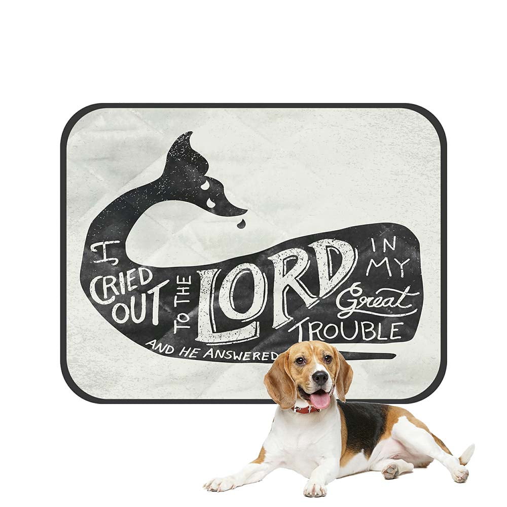 ECZJNT Bible Quote Inside Whale Silhouette From Book Jonah Pet Dog Cat ...