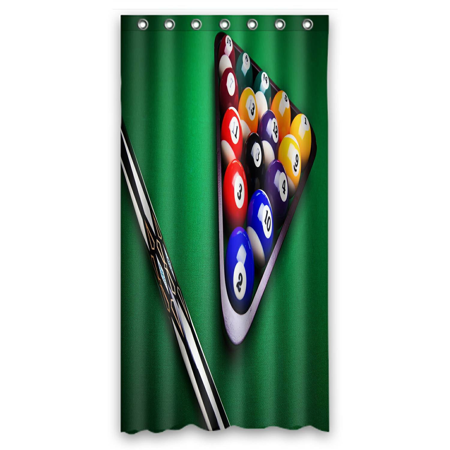 ECZJNT Billiard balls pool Shower Curtain Bathroom Waterproof Home ...