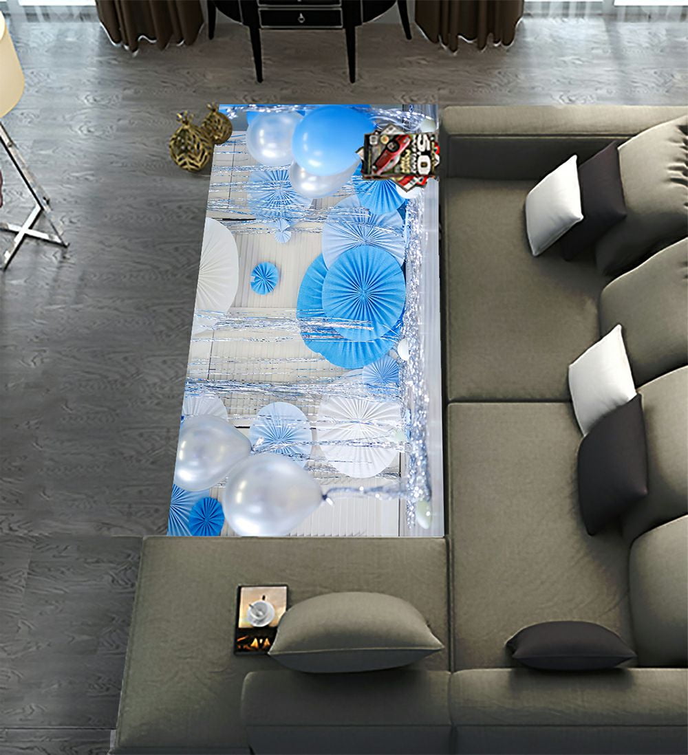 ECZJNT Birthday Cake Runner Rug 3.3 x 7ft Long Area Rug Carpet for ...