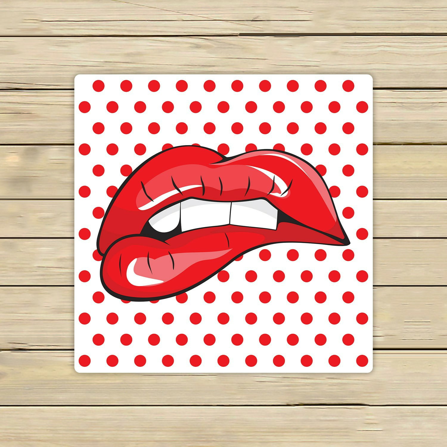 ECZJNT Biting her red lips teeth pop art Beach Bath Towels Shower Towel ...