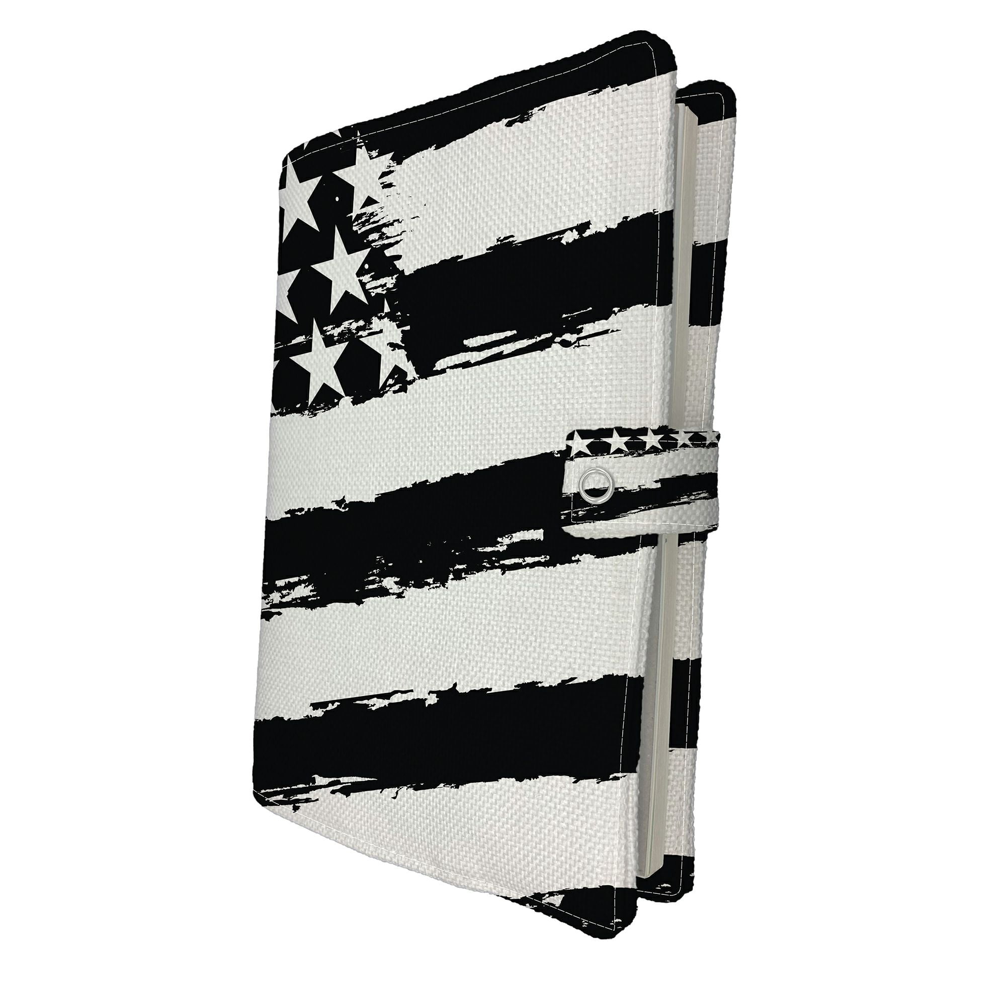 ECZJNT Black And White American Flag Book Cover Book Protector Book ...