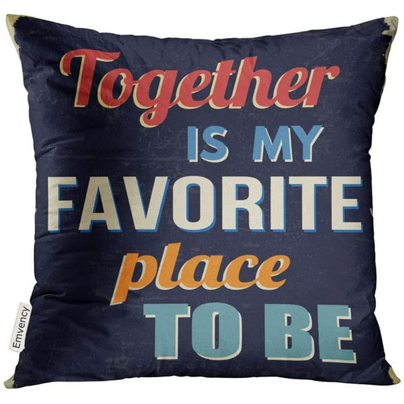 ECZJNT Blackboard Together is My Favorite Place to Be Vintage Grunge ...