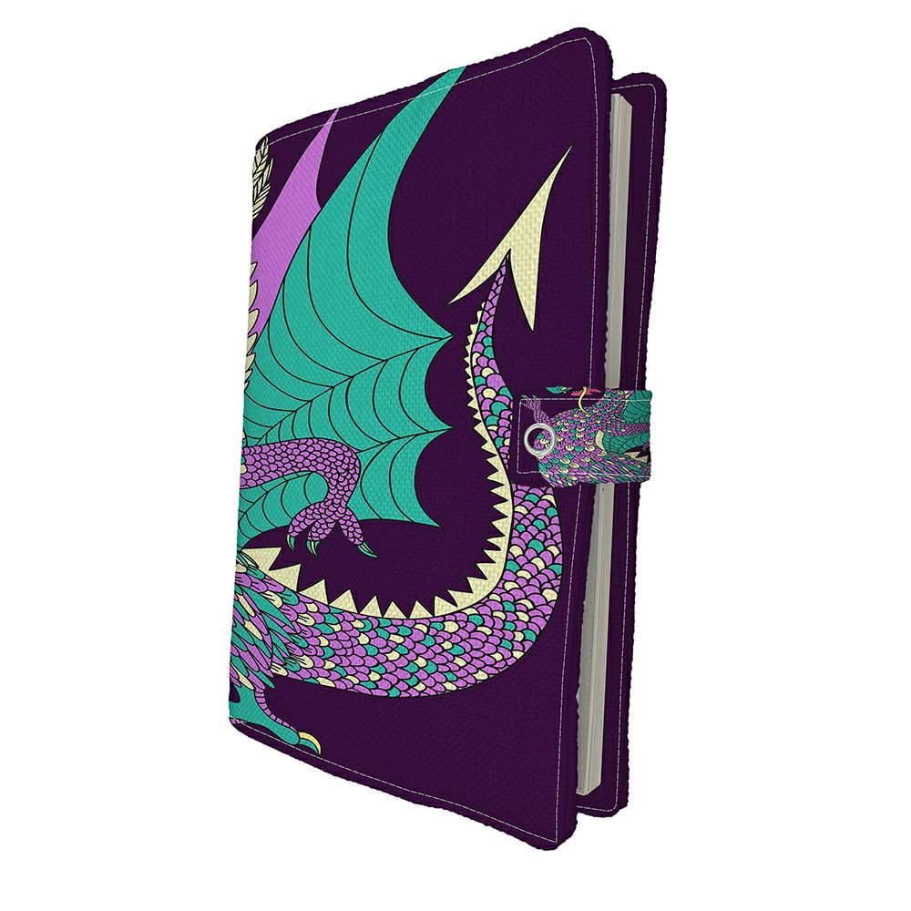 ECZJNT Bright Fairy Dragon Book Cover Book Protector Book Sleeve Book ...