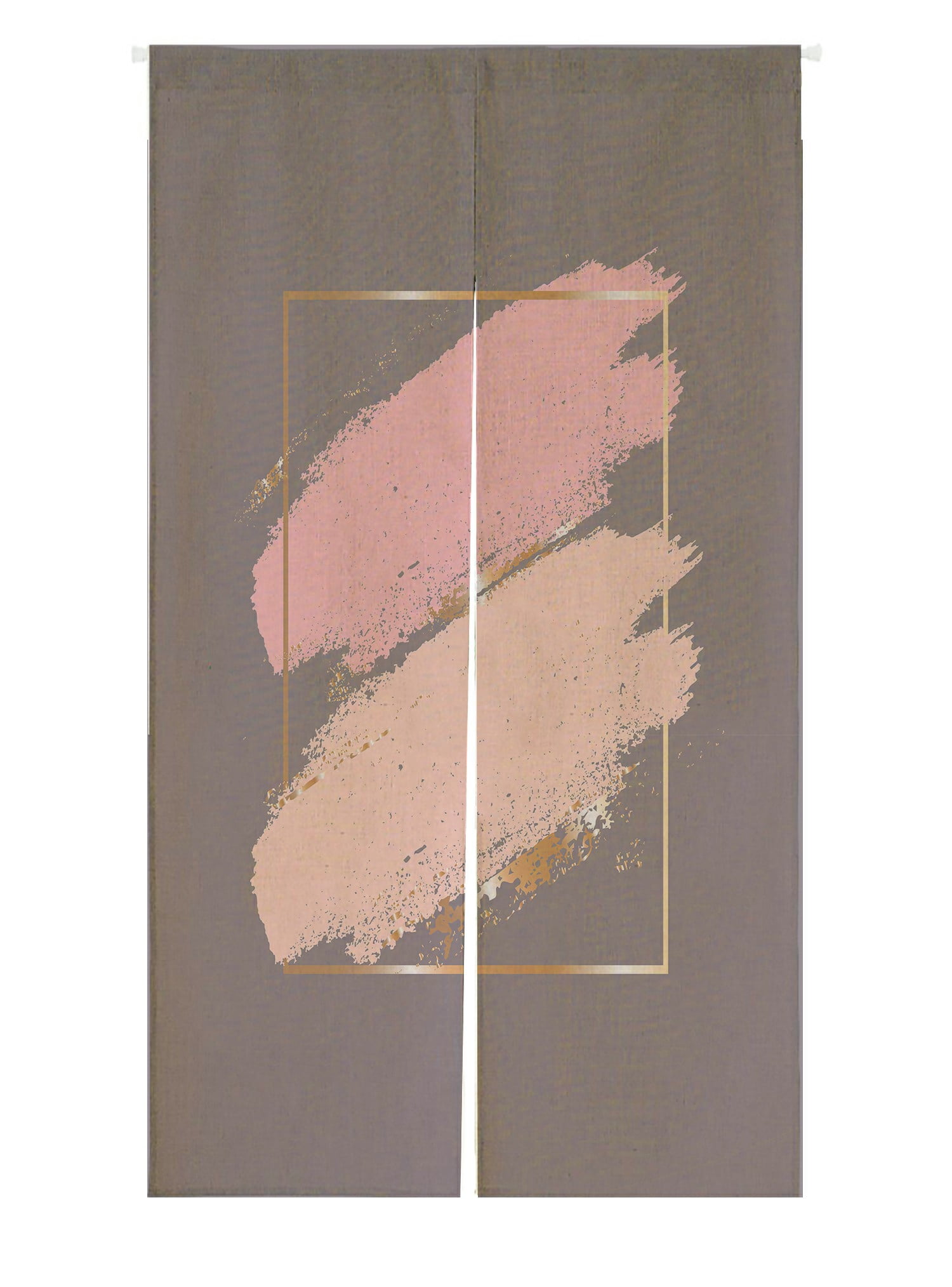 ECZJNT Brush Strokes In Gentle Skin Tones Gold Square Frame Japanese ...