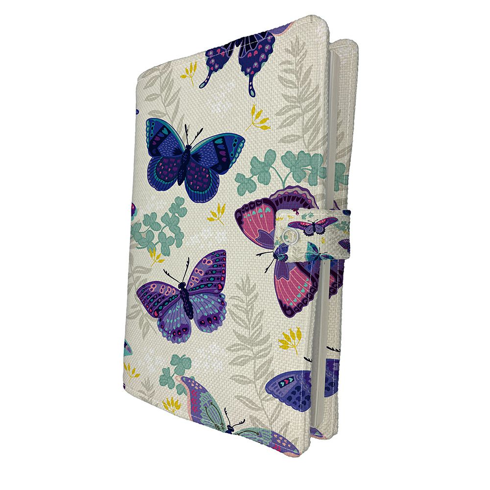 ECZJNT Butterfly Vintage Flower Book Cover Book Protector Book Sleeve ...