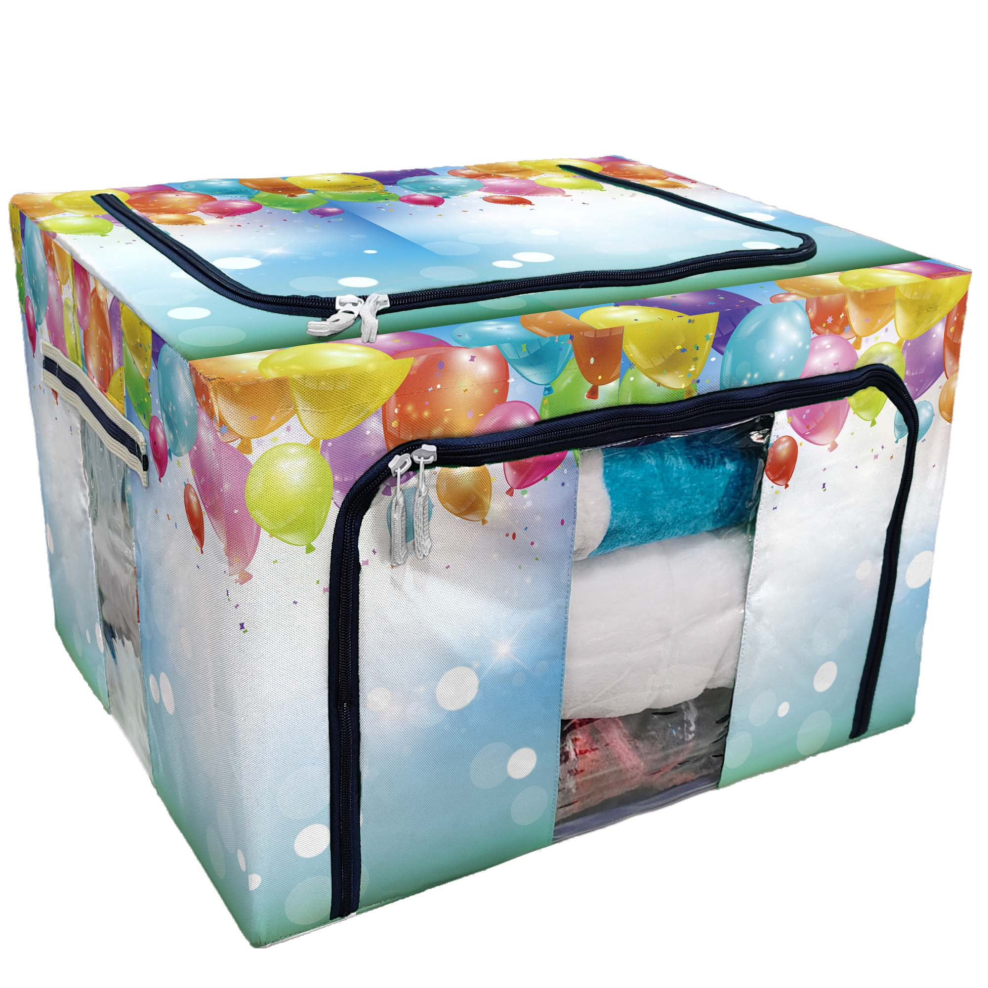 ECZJNT Celebration balloons confetti Storage Bag Clear Window Storage ...