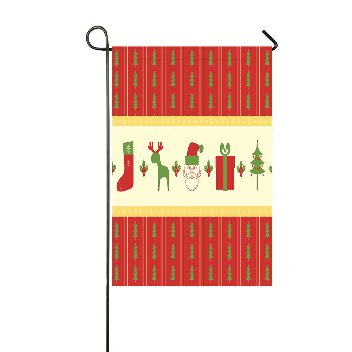 ECZJNT Christmas Outdoor Flag Home Party Garden Decor 12x18 Inch ...