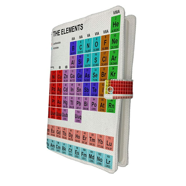 ECZJNT Color Periodic Table Of The Elements Book Cover Book Protector ...