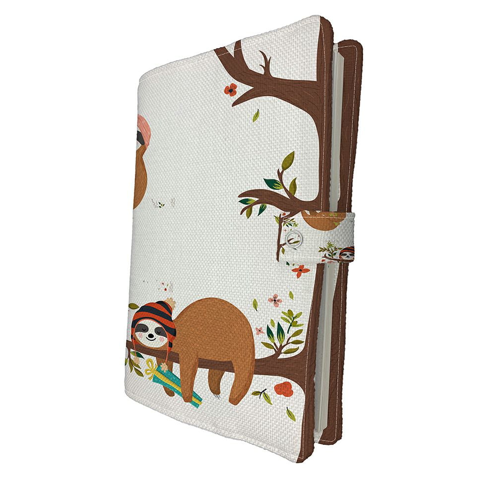 ECZJNT Cute Baby Sloths Book Cover Book Protector Book Sleeve Book ...