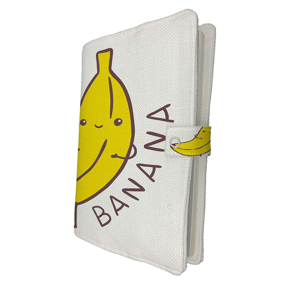 ECZJNT Cute Cartoon Banana Character Book Cover Book Protector Book ...