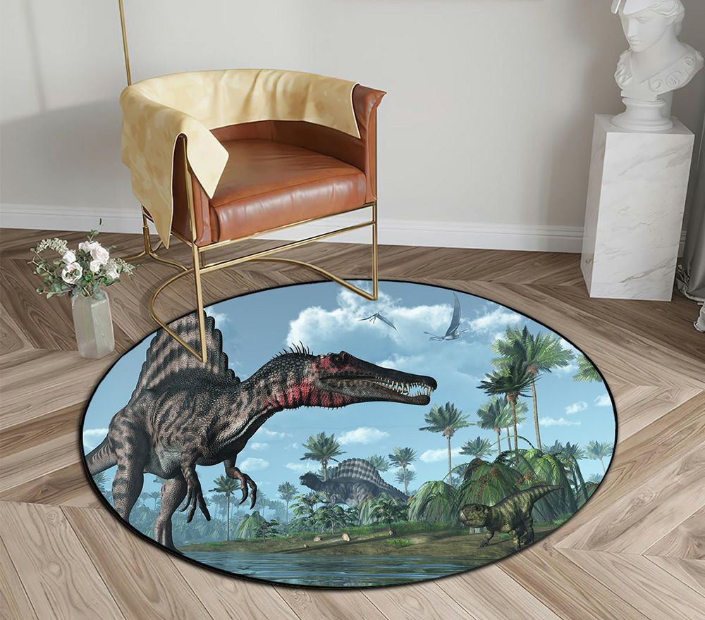 ECZJNT Dinosaurs Spinosauruses Psittacosaurus Dorygnathuses In Flight ...