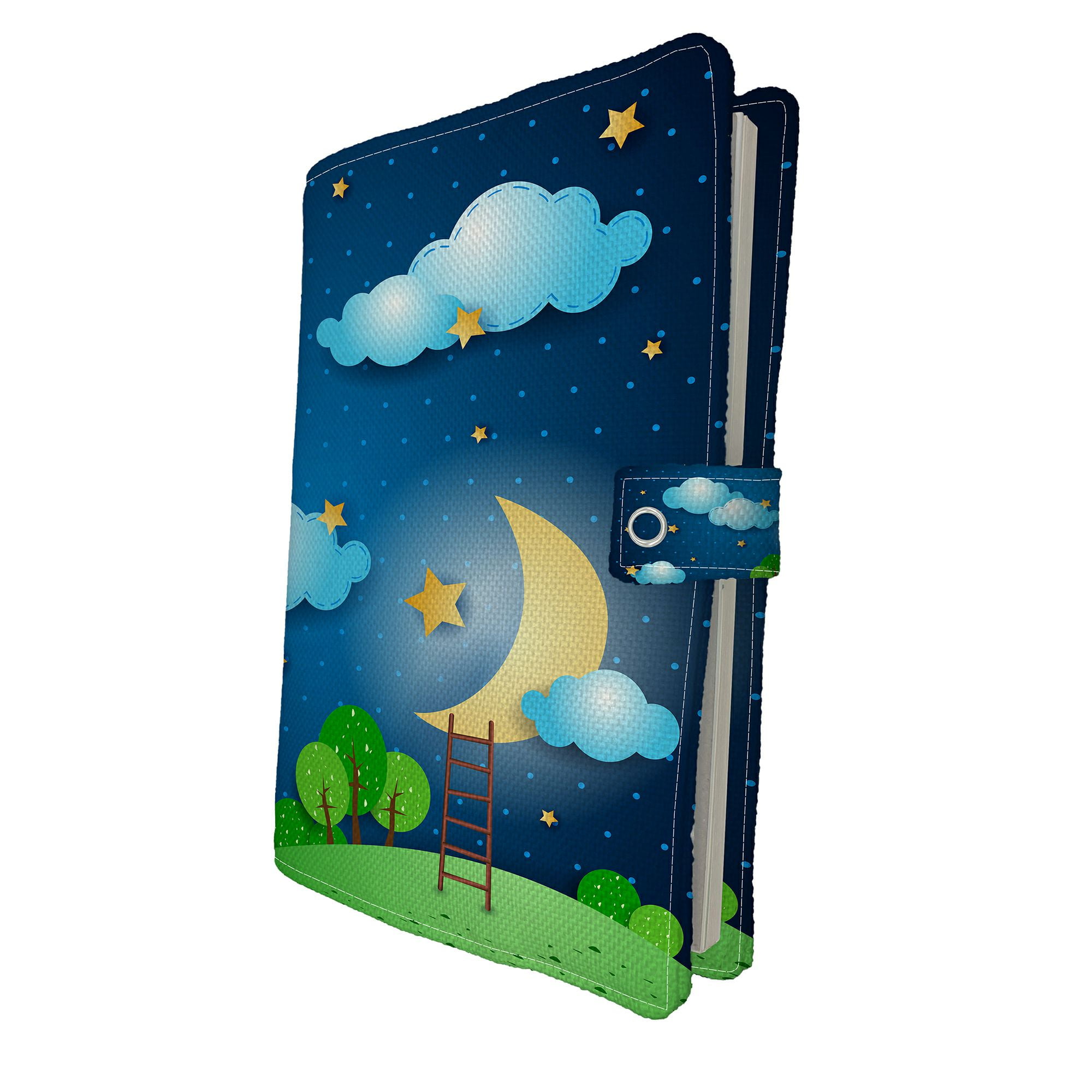 ECZJNT Fantasy Landscape At Night Book Cover Book Protector Book Sleeve ...