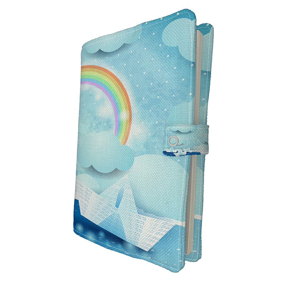 ECZJNT Fantasy Seascape With Paper Boat Book Cover Book Protector Book ...