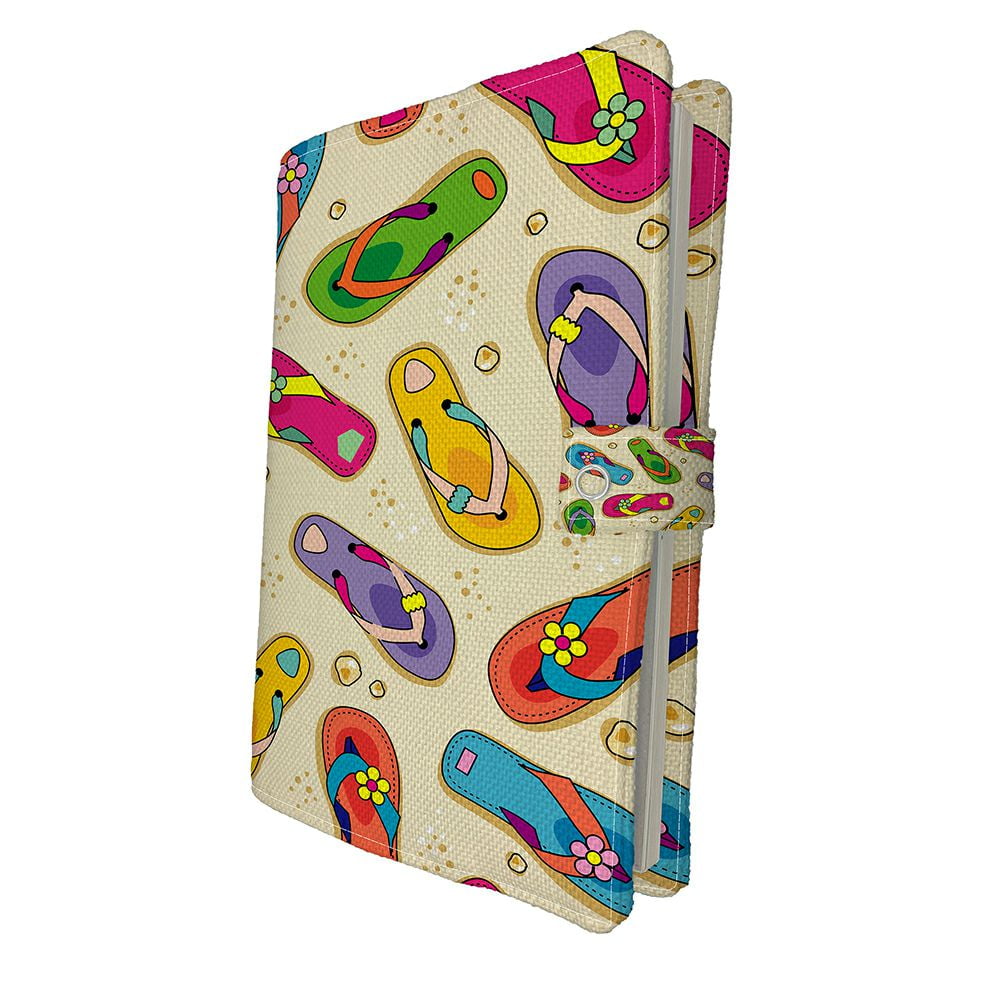 ECZJNT Flip Flops Beach Sand Book Cover Book Protector Book Sleeve Book ...