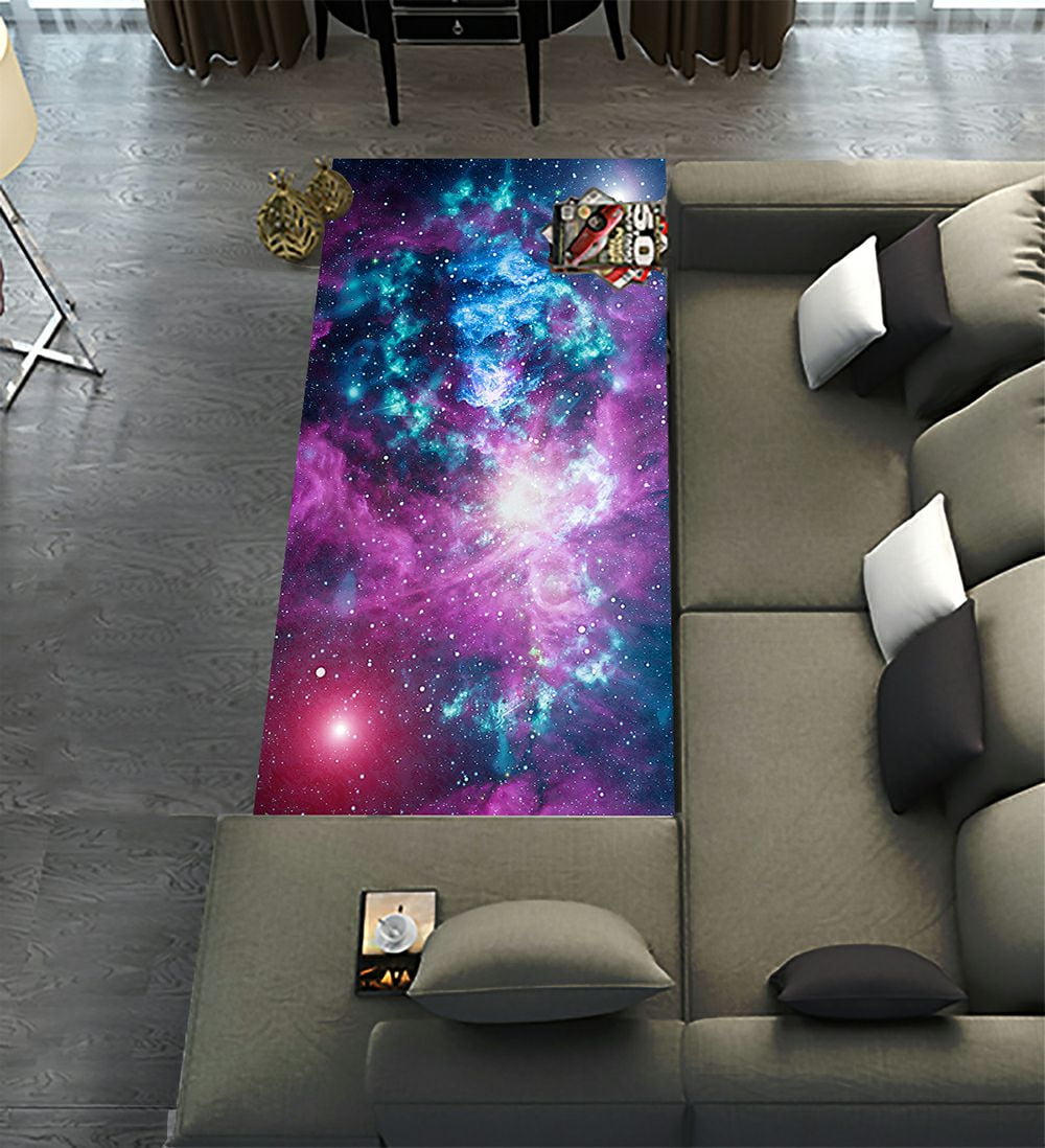 ECZJNT Galaxy In Space Beauty Of Universe Black Hole Runner Rug 2 x ...