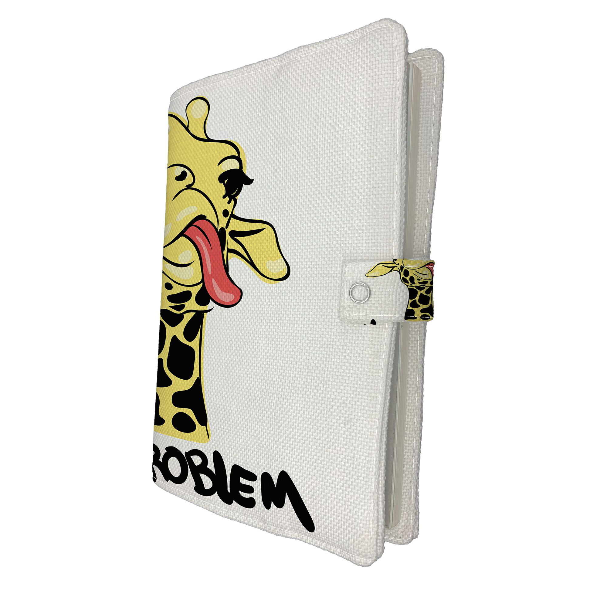 ECZJNT Giraffe No Problem Book Cover Book Protector Book Sleeve Book ...