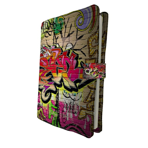 ECZJNT Graffiti Wall Background Urban Art Grafitti Design Book Cover ...