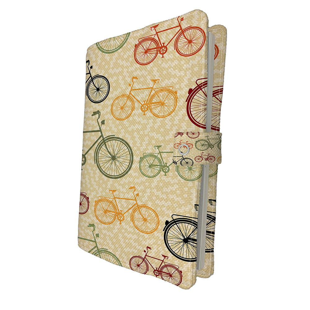 ECZJNT Keep Moving Bike Retro Bicycle Book Cover Book Protector Book ...