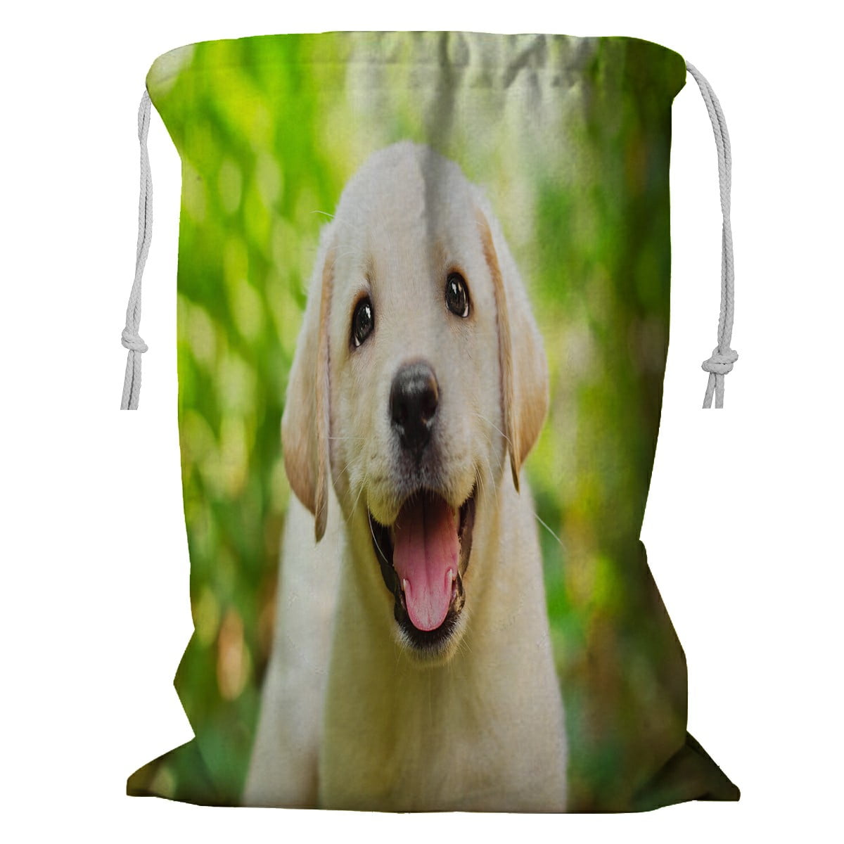 ECZJNT Labrador retriever puppy in the yard Storage Basket Laundry Bag ...