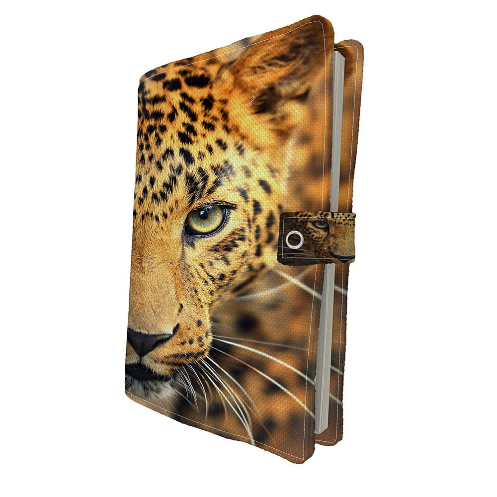 ECZJNT Leopard Portrait Book Cover Book Protector Book Sleeve Book ...