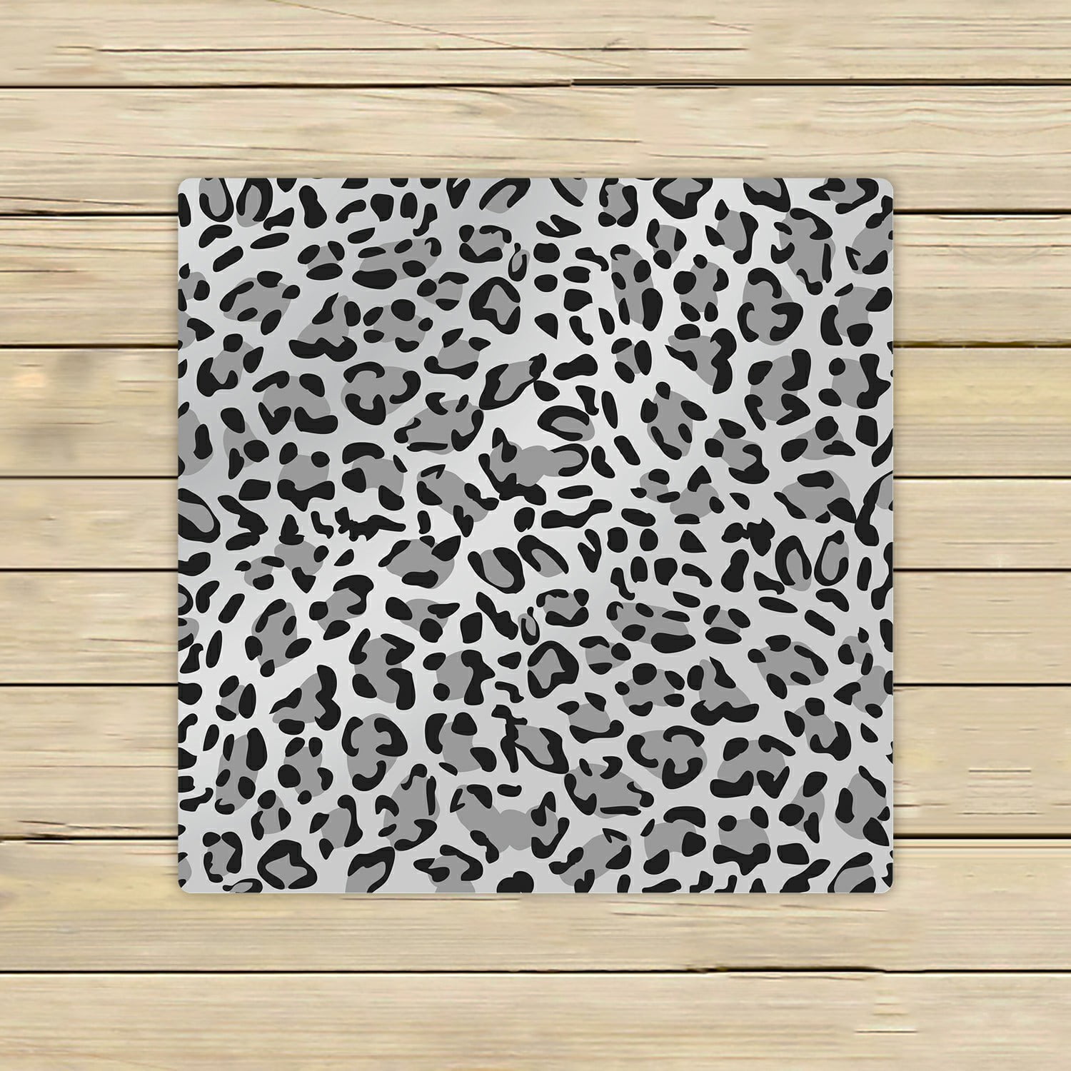ECZJNT Leopard Print Pattern Gray Scale Beach Bath Towels Shower Towel ...