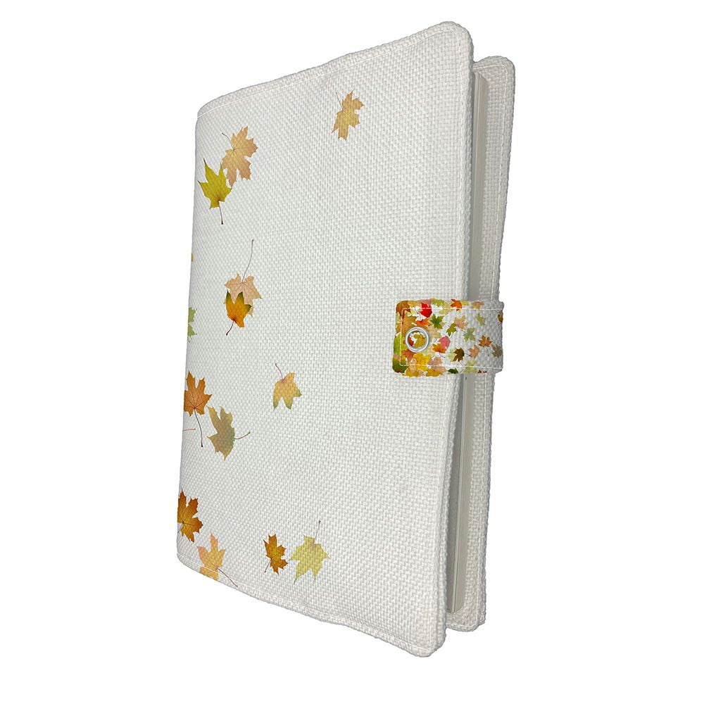 ECZJNT Maple Autumn Falling Leaves Book Cover Book Protector Book ...