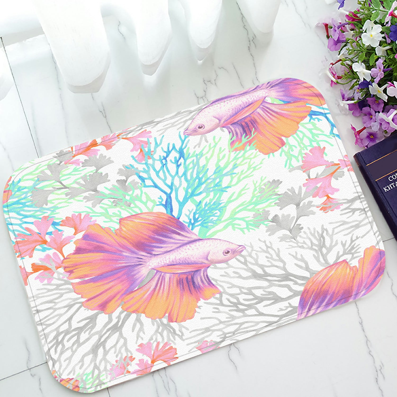 ECZJNT Marine Life Design Siamese Million Fish Mysterious Coral Reefs ...