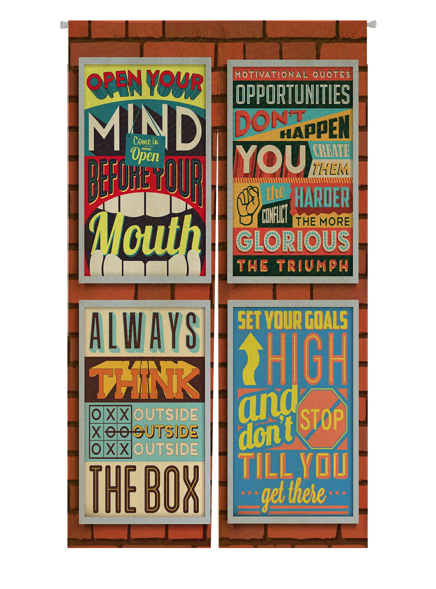 ECZJNT Motivational Quotes Calligraphic Typographic Elements Japanese ...