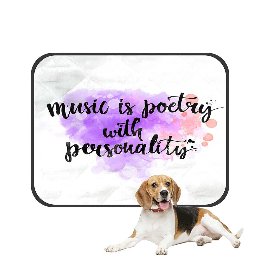 ECZJNT Music Is Poetry Inspirational Quote Music Lettering Wall Poster ...