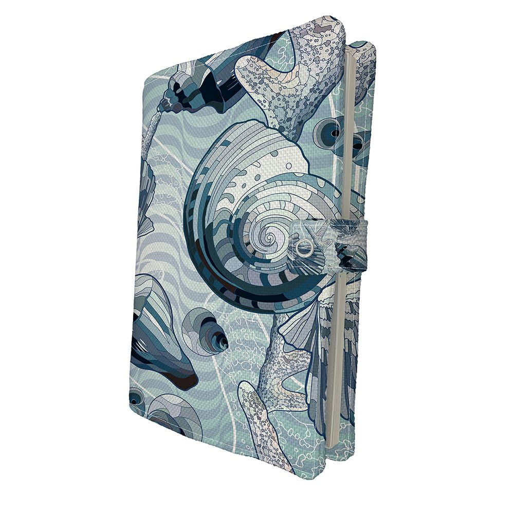 ECZJNT Nautical Style Seashells Book Cover Book Protector Book Sleeve ...