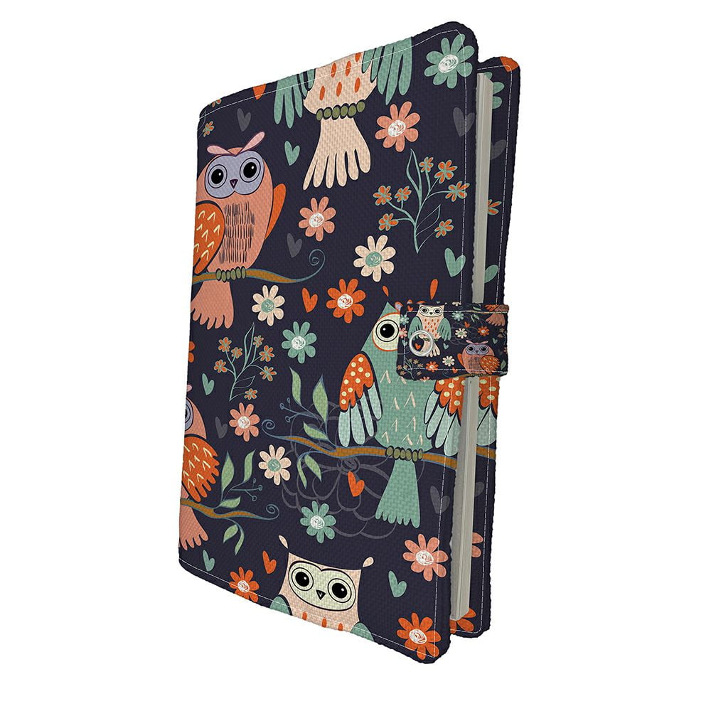 ECZJNT Owl Sitting On The Branches Book Cover Book Protector Book ...