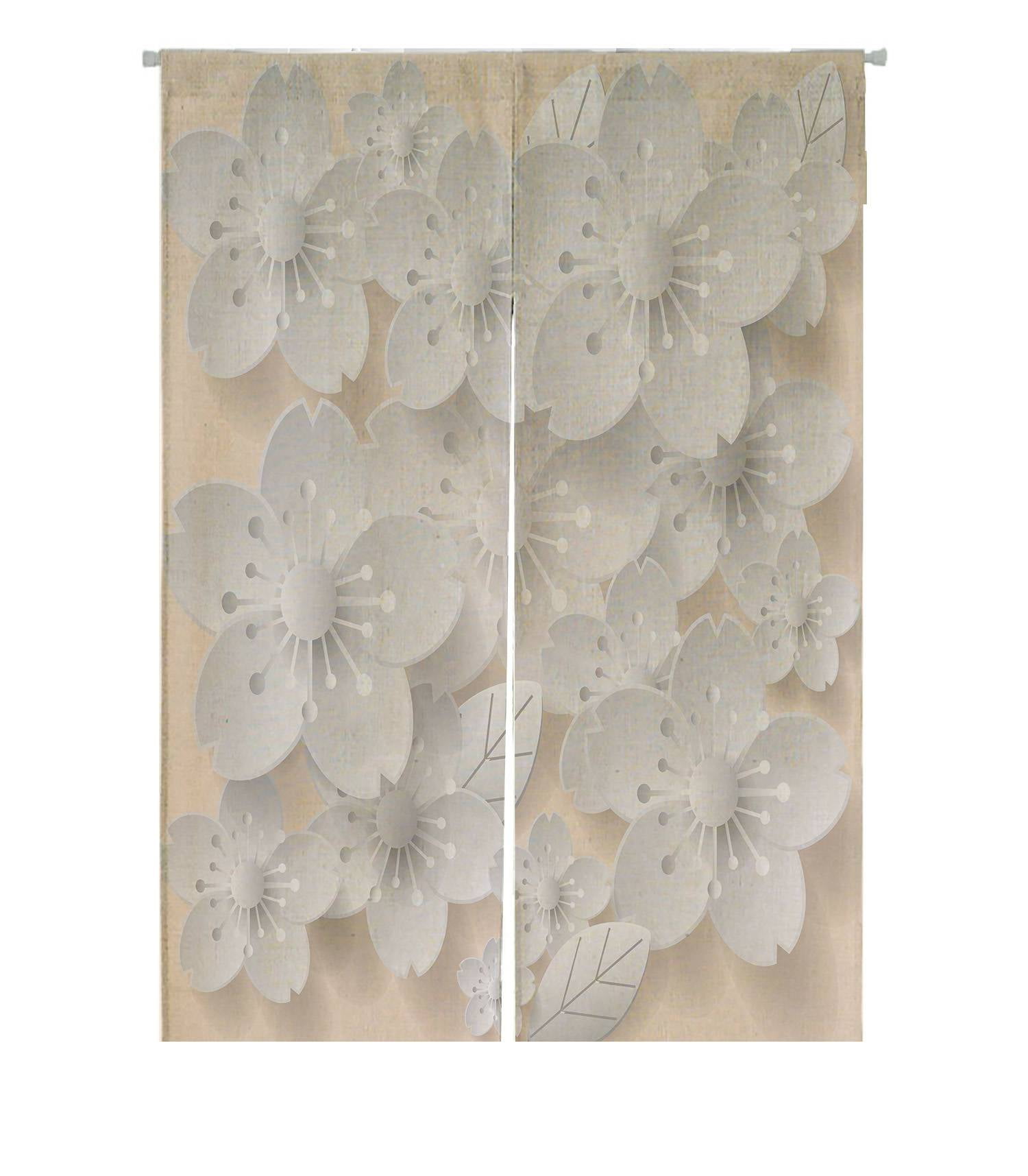 ECZJNT Paper art flower Origami flower stock Japanese Noren Curtain ...