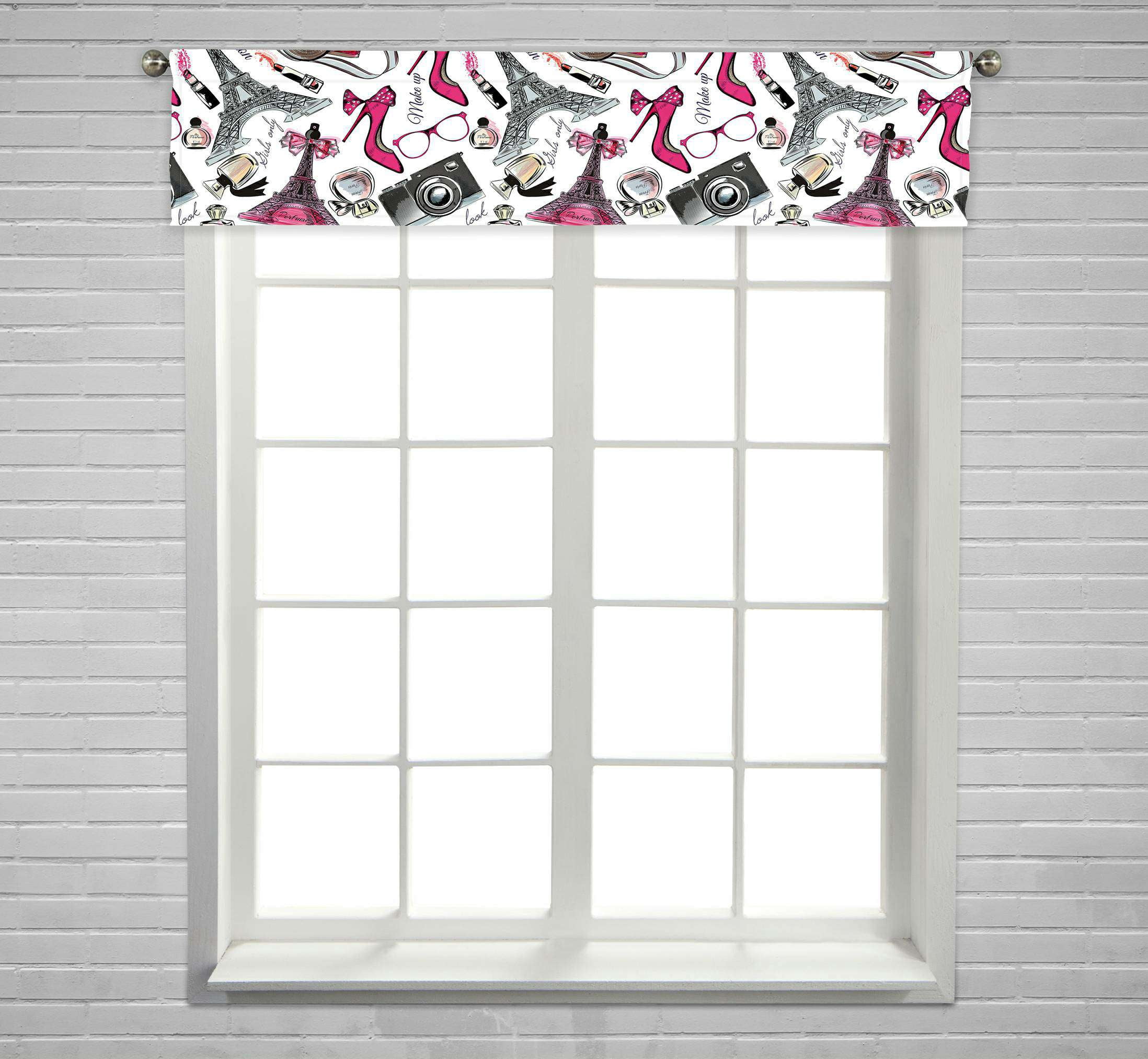 ECZJNT Perfume Eiffel Tower Shoes Cameras And Lipstick Stylish Window ...