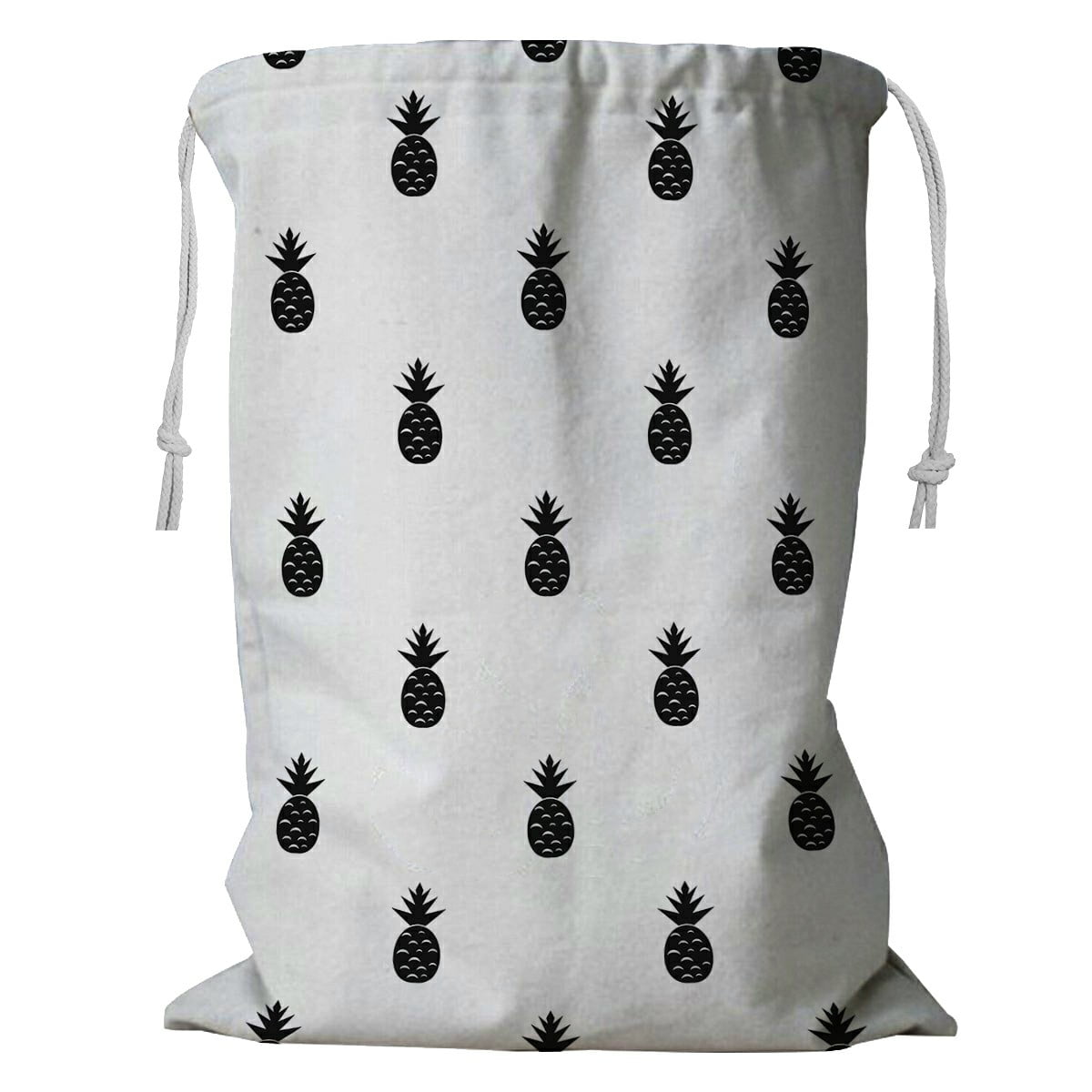 ECZJNT Pineapple Storage Basket Laundry Bag with Drawstring 18x24 Inch ...