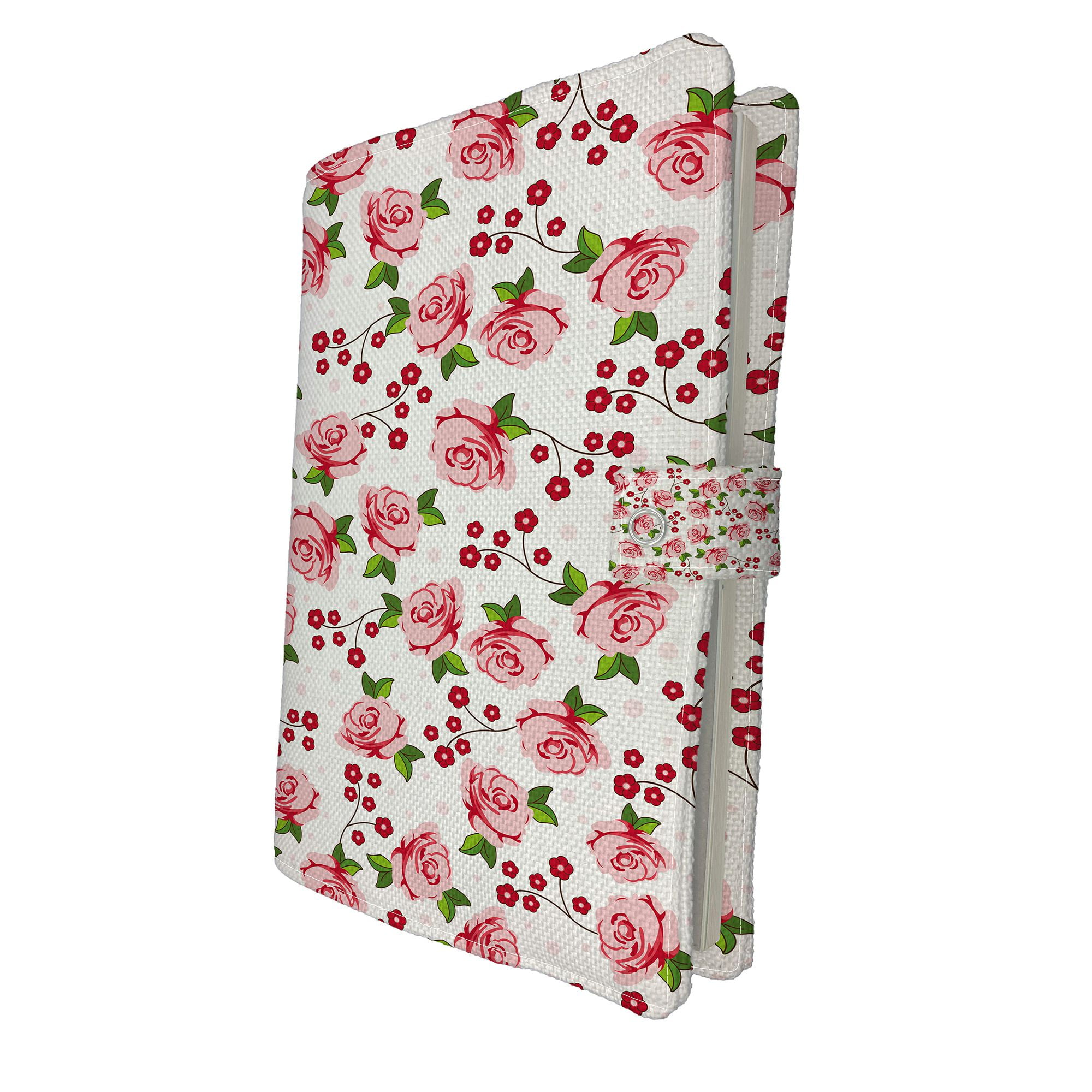 ECZJNT Pink Roses Book Cover Book Protector Book Sleeve Book Pouch Book ...