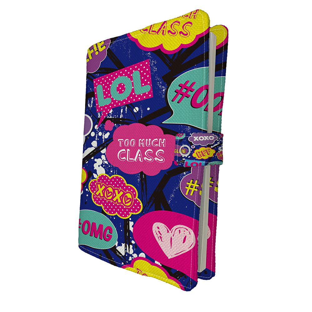 ECZJNT Pop Art Comicspeech Bubbles Book Cover Book Protector Book ...