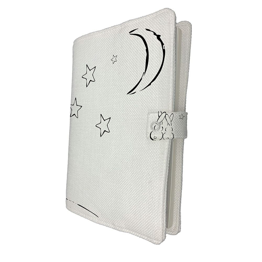 ECZJNT Rabbits In Love Book Cover Book Protector Book Sleeve Book Pouch ...