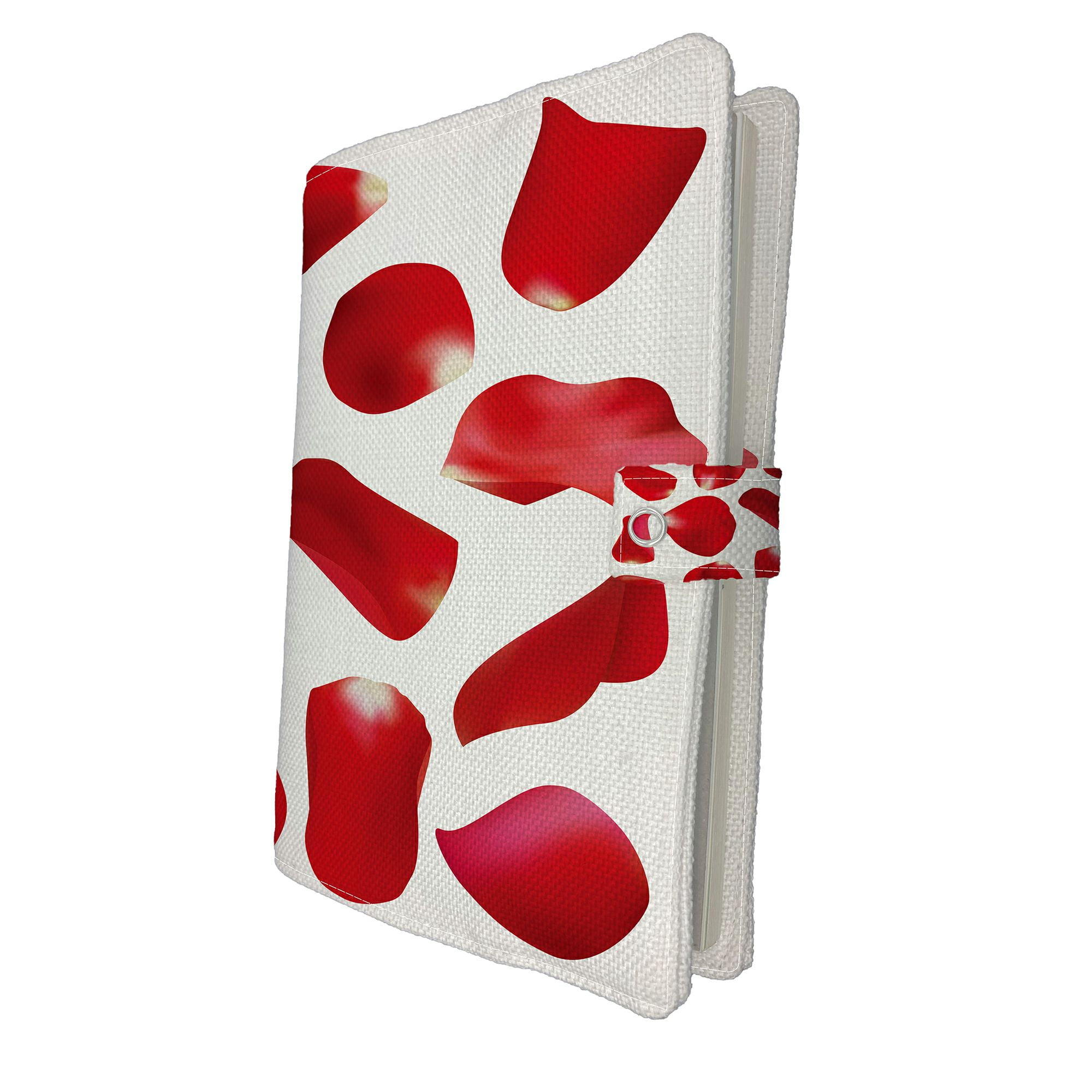 ECZJNT Red Rose Petals Book Cover Book Protector Book Sleeve Book Pouch ...