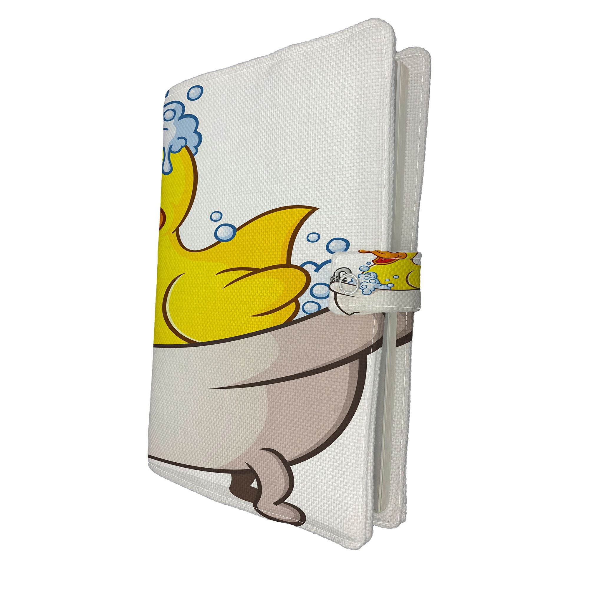ECZJNT Rubber Duck Bubble Bath Book Cover Book Protector Book Sleeve ...