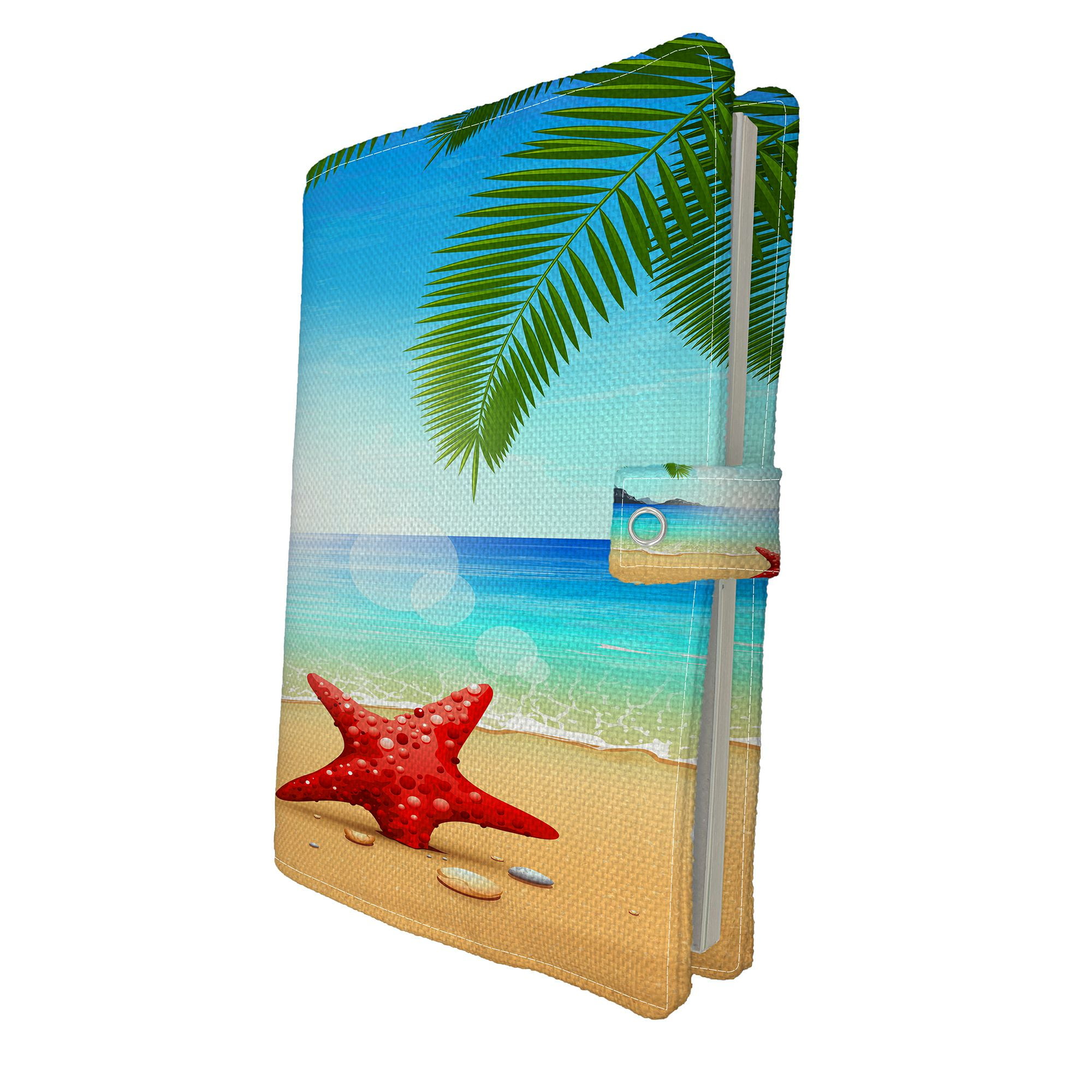 ECZJNT Seascape Paradise Beach Book Cover Book Protector Book Sleeve ...