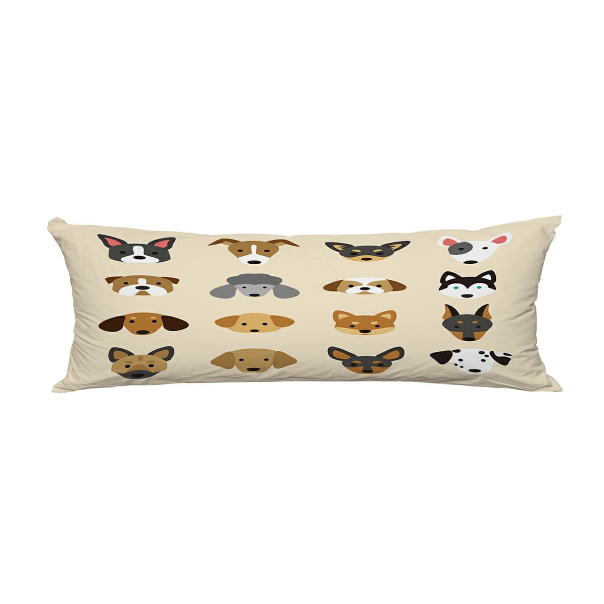 ECZJNT Set of breeds of dog Pillow Cover Body Pillowcase Pillow ...