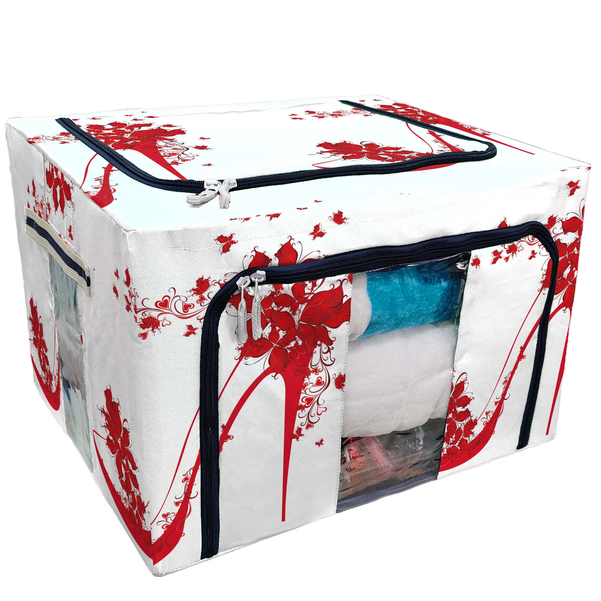 ECZJNT Shoes on a high heel decorated with butterflies Storage Bag ...