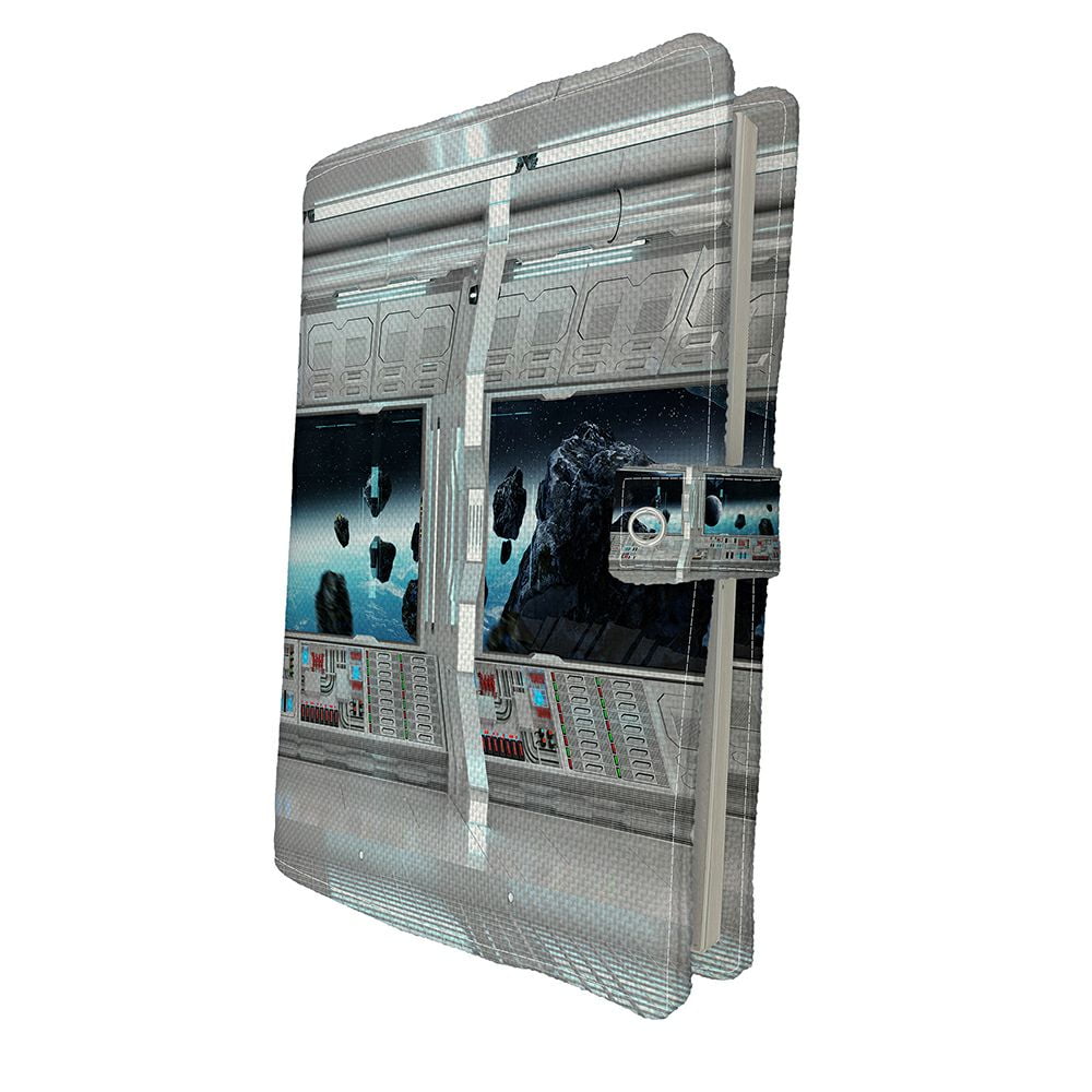 ECZJNT Spaceship On Space And Planet Earth Book Cover Book Protector ...