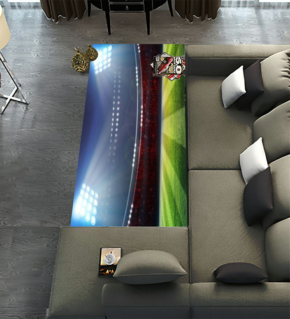 ECZJNT Stadium Lights Runner Rug 2.6 x 10ft Long Area Rug Carpet for ...