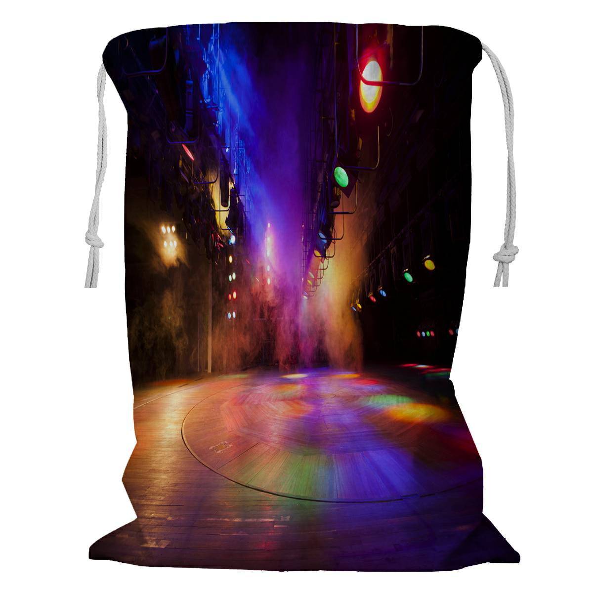 ECZJNT Stage lights on a console smoke Storage Basket Laundry Bag with ...